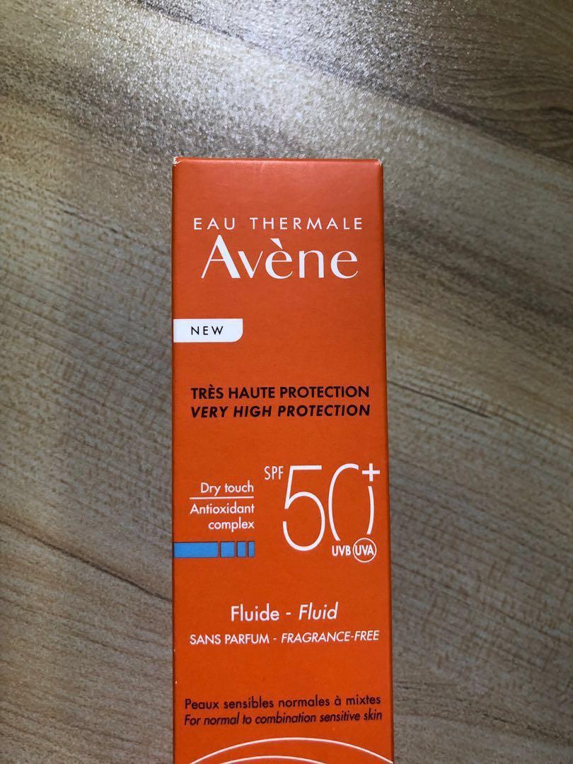 New Avene sunscreen spf50, Beauty & Personal Care, Face, Face Care on ...