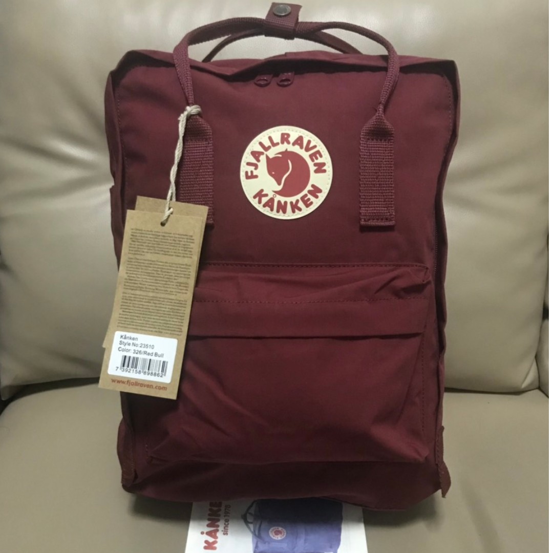 Original Kanken Fjallraven Classic Backpack (Maroon), Looking For on ...