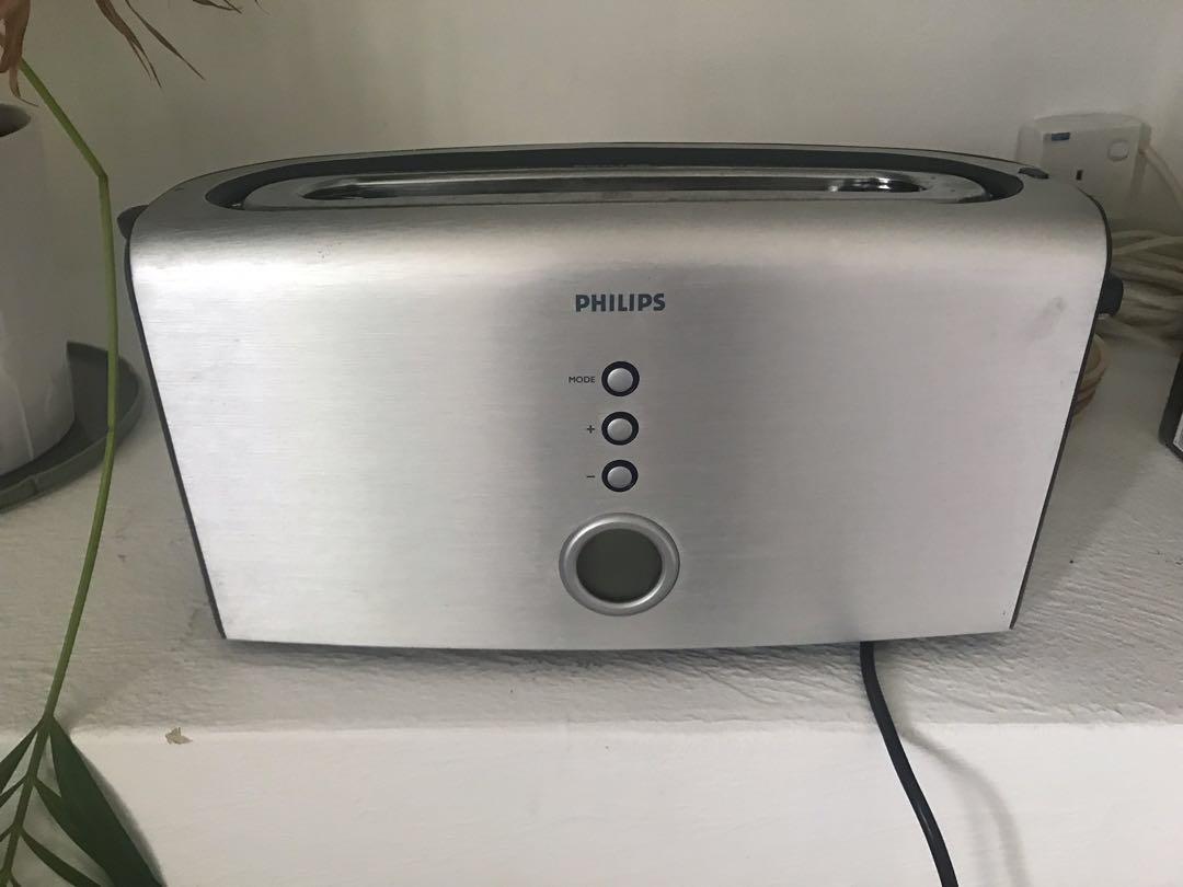 Philips Aluminium design toaster, TV & Home Appliances, Kitchen ...