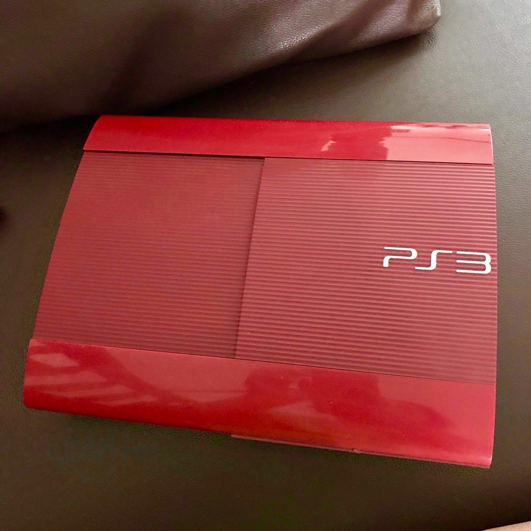 PS3 Slim (Red), Video Gaming, Video Game Consoles, PlayStation on Carousell