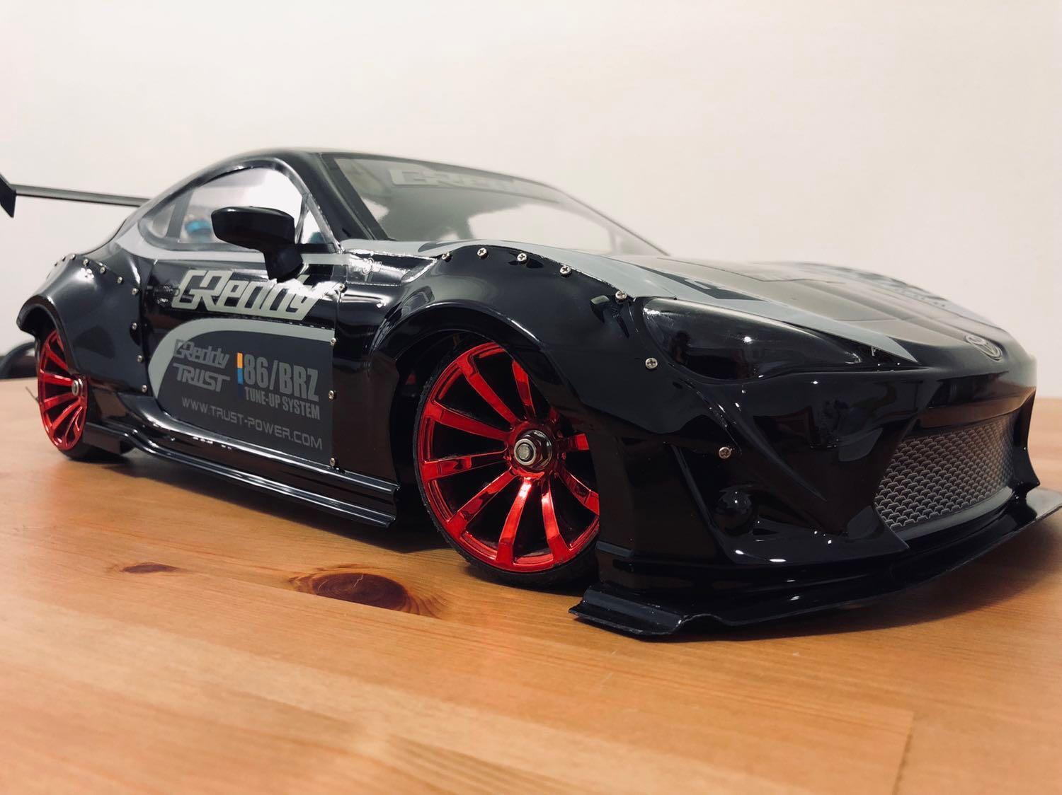 RC Toyota 86 GReddy body shell, Hobbies & Toys, Toys & Games on Carousell