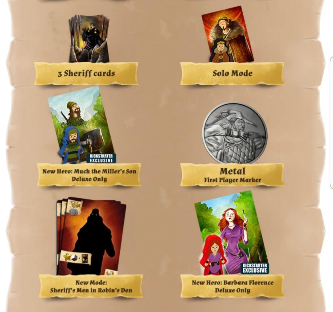 Robin Hood and the Merry Men Deluxe (KS) Kickstarter, Hobbies & Toys ...