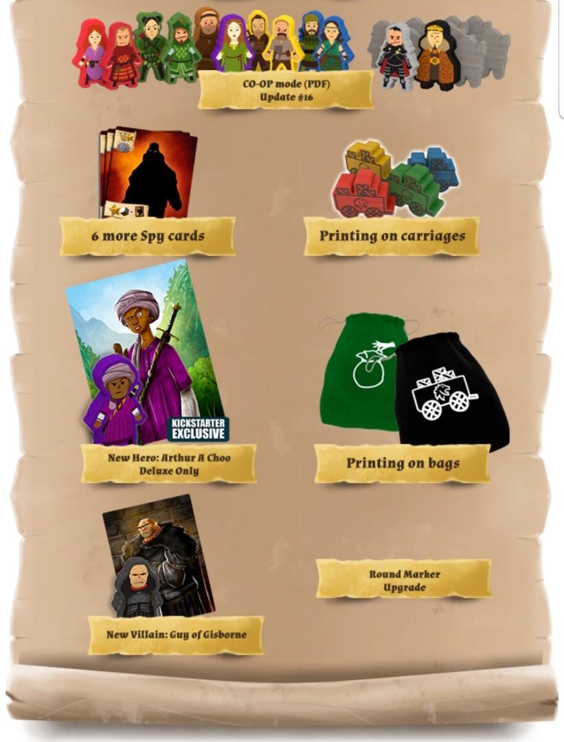 Robin Hood and the Merry Men Deluxe (KS) Kickstarter, Hobbies & Toys ...