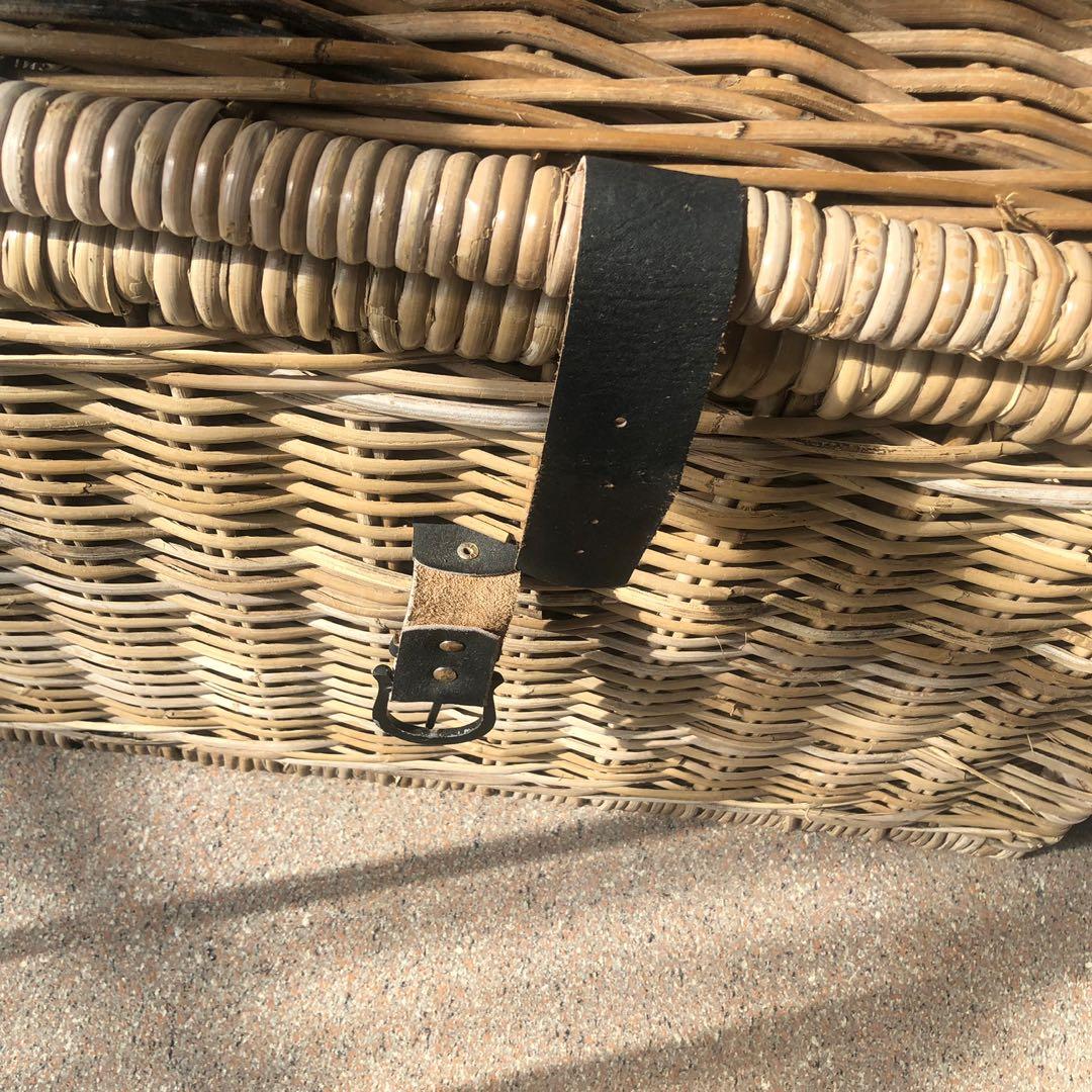 Shoe Storage Straw Basket Chest, Furniture & Home Living, Home ...