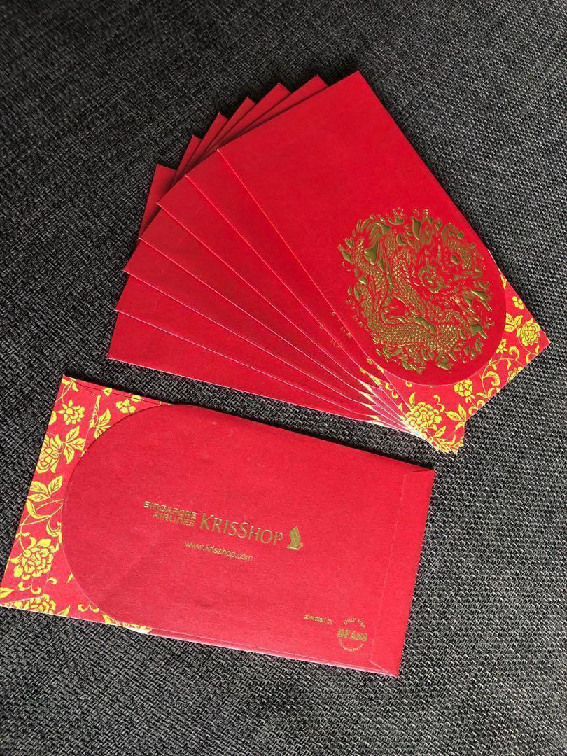 SIA SQ red packet Ang Bao Dragon, Hobbies & Toys, Stationery & Craft ...