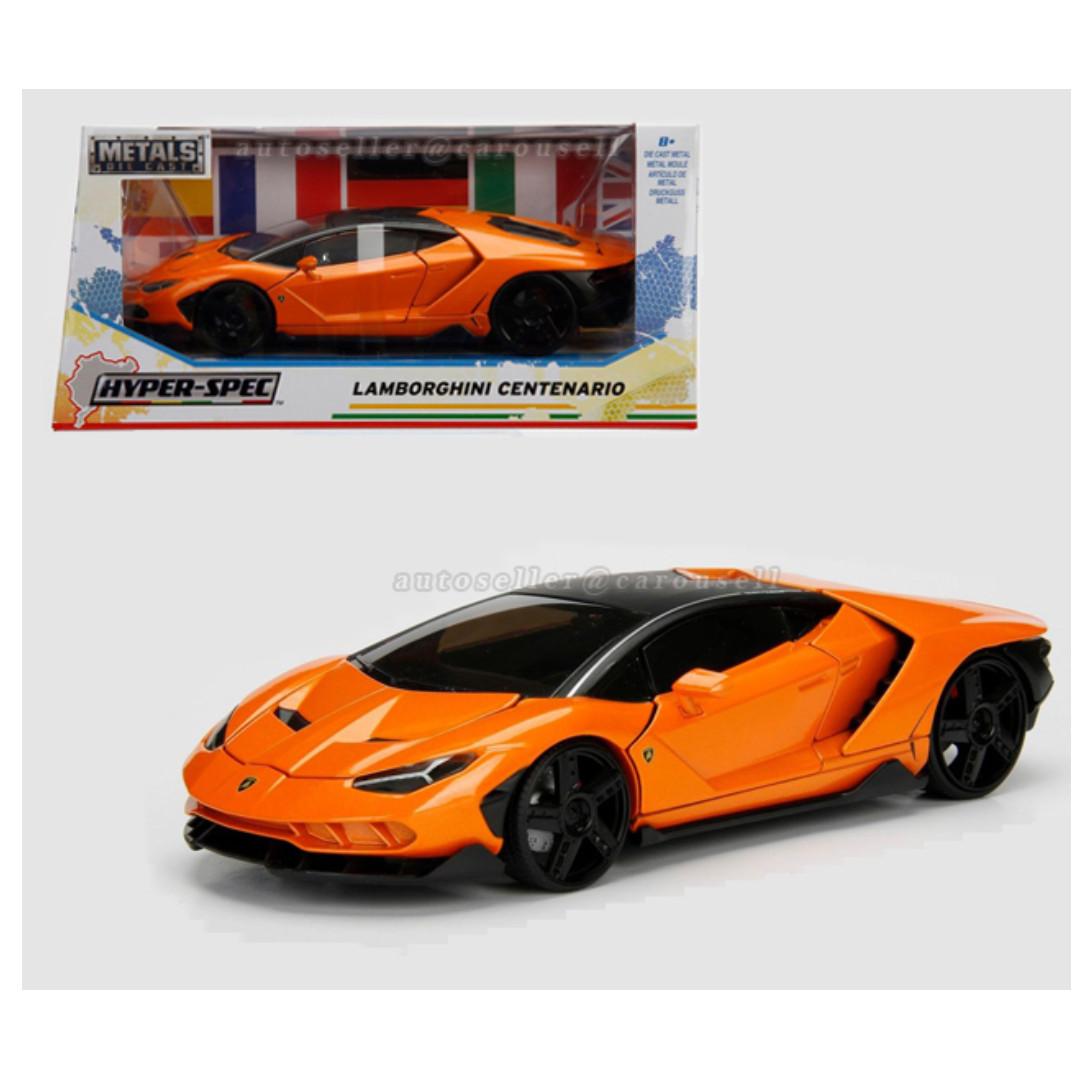 JADA TOYS LAMBORGHINI CENTENARIO HYPER-SPEC DIECAST MODEL CAR, Hobbies ...
