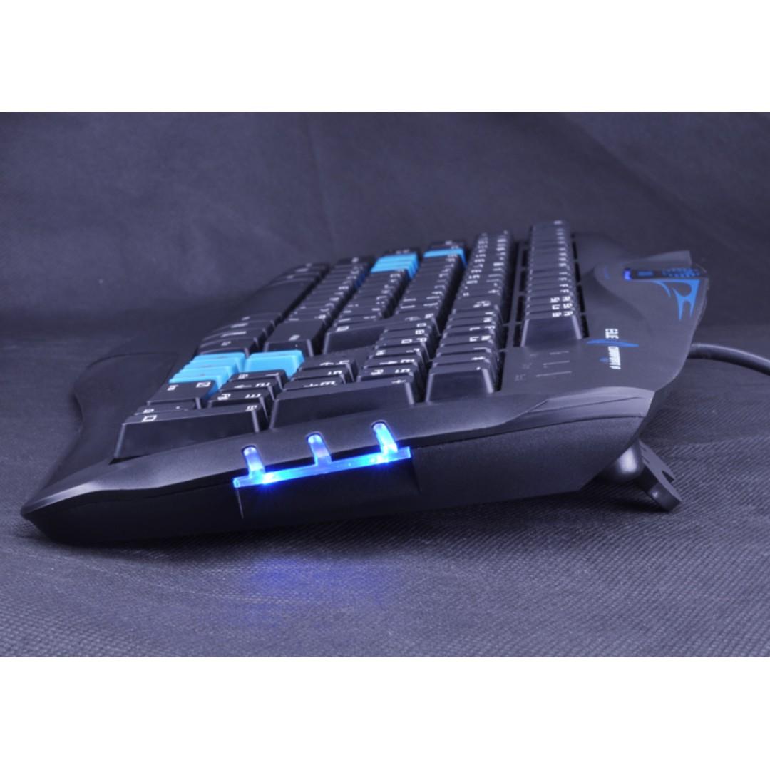 發光 COBRA COMBATANT X WIRED GAMING KEYBOARD #情人節 #hotsales, 手提電話, 電話及其他 ...