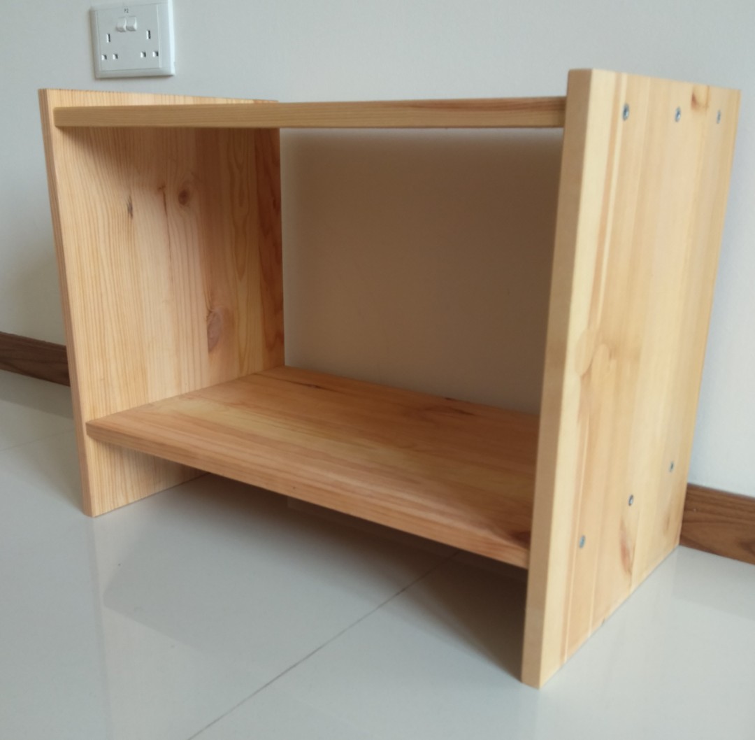 Bedside Table ikea - wood, Furniture & Home Living, Furniture, Tables ...