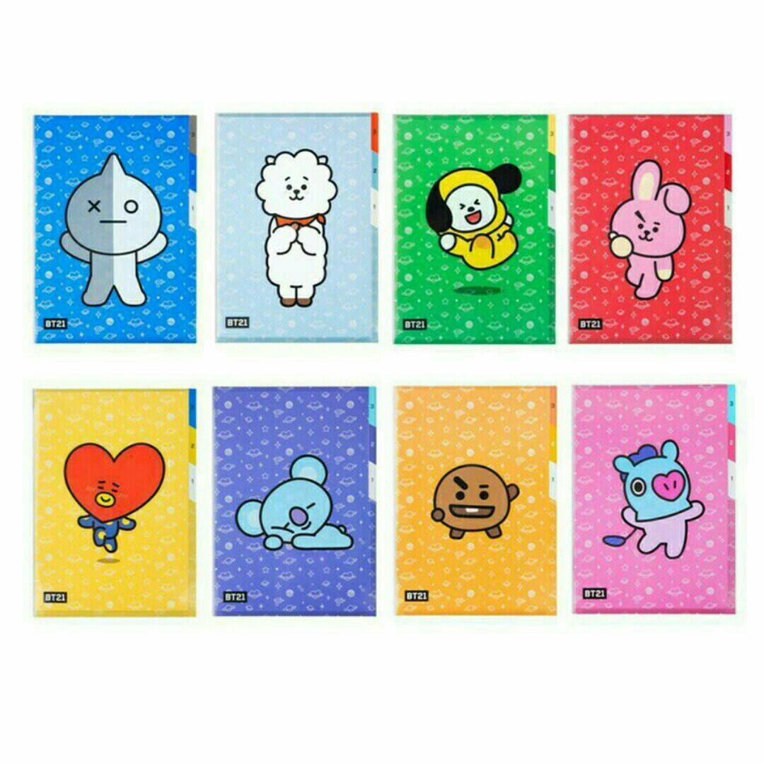 bts bt21 x monopoly 3 divider file, Hobbies & Toys, Memorabilia ...
