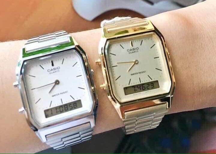 CASIO DUAL TIME COUPLE, Women's Fashion, Watches & Accessories, Watches ...