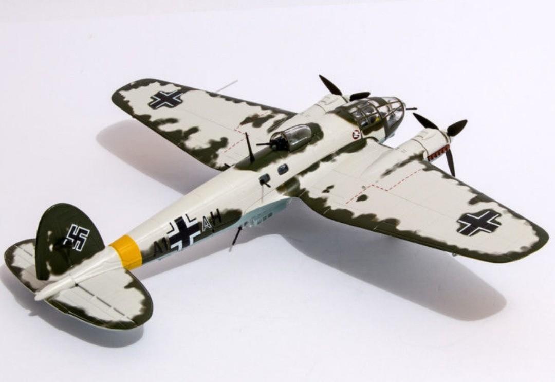 Very Rare Corgi 1/72 Heinkel He 111H-5 Luftwaffe 1./KG 53 Condor Legion ...