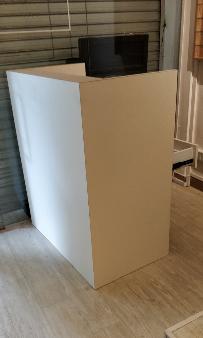 Custom-made Counter with Drawer (White), Furniture & Home Living ...