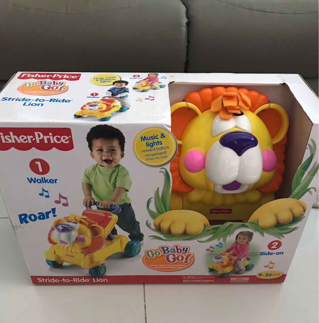 Fisher Price Stride to Ride Lion, Babies & Kids, Infant Playtime on ...