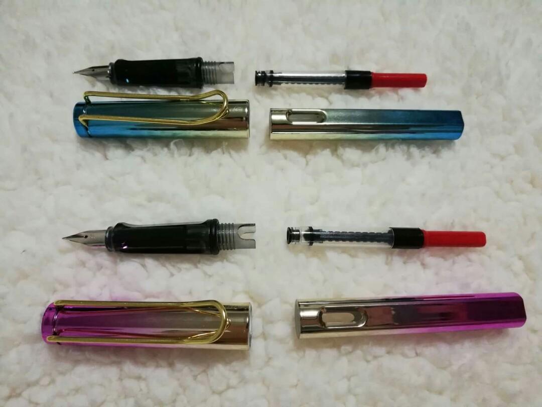 Gradient Fountain Pens Extra Fine (0.38mm), Hobbies & Toys, Stationary ...