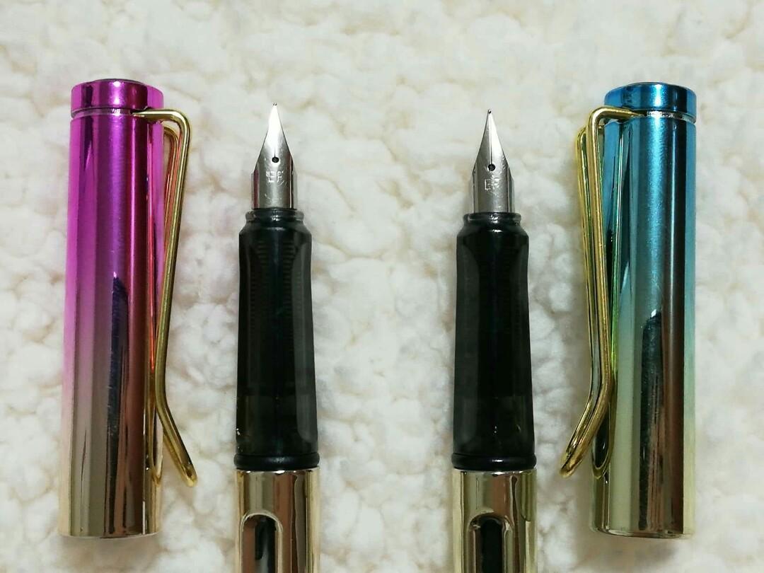 Gradient Fountain Pens Extra Fine (0.38mm), Hobbies & Toys, Stationary ...