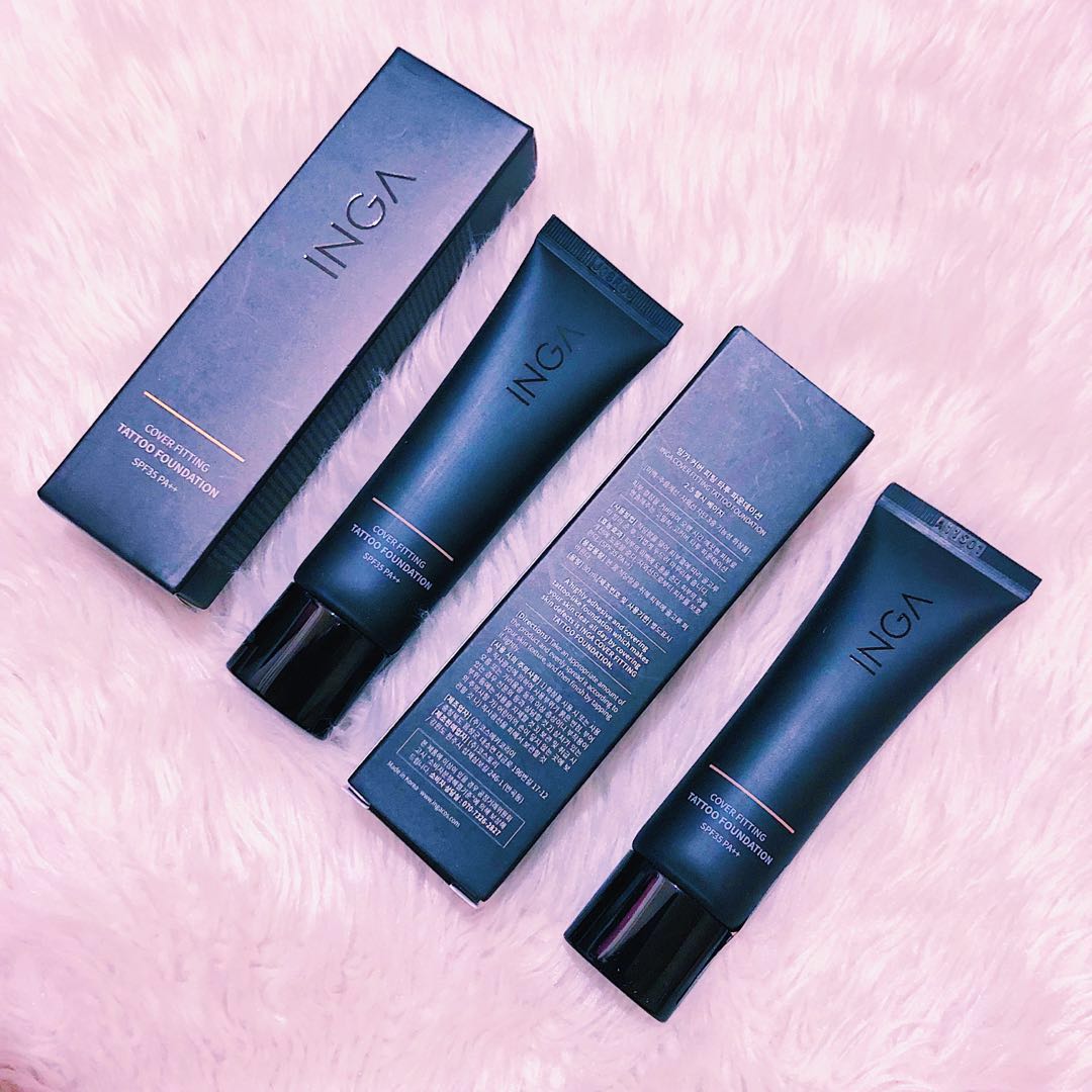 INGA COVER FITTING TATTOO FOUNDATION, Beauty & Personal Care, Face ...