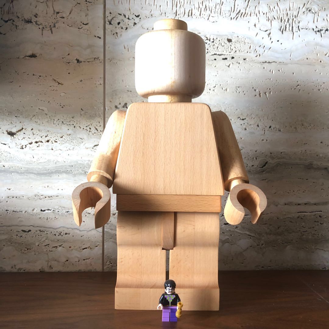 Lego wooden mega figure mini minifigure custom, Toys & Games, Bricks ...