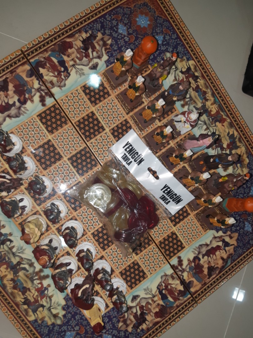 Turkish Chess Board , Hobbies & Toys, Toys & Games on Carousell