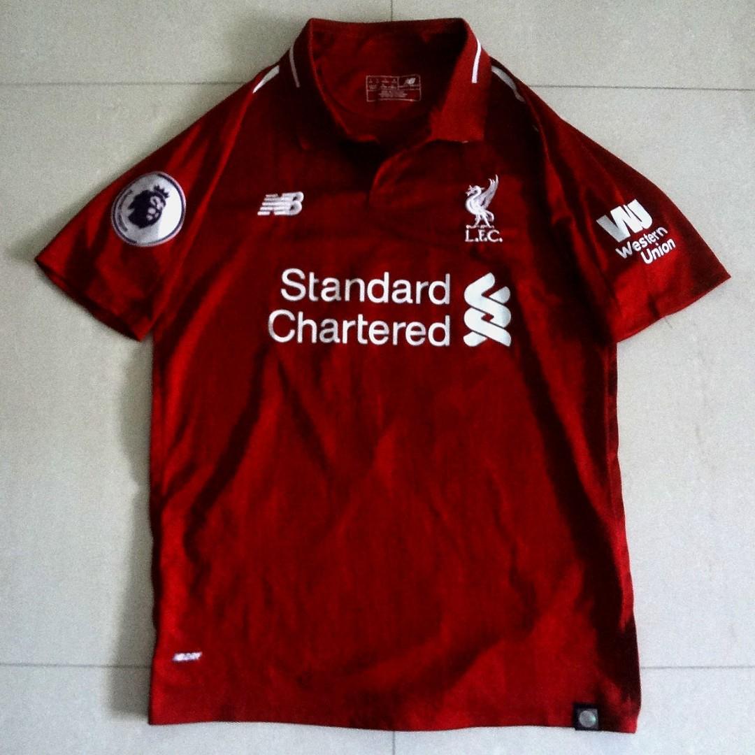 Liverpool Home Jersey 18/19 Salah Arabic Font, Men's Fashion ...