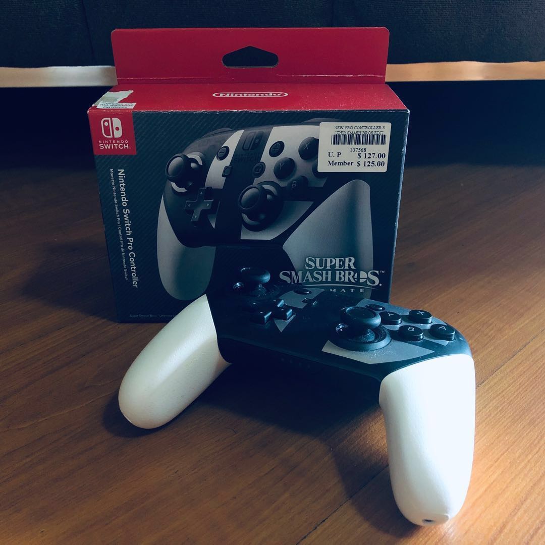 Nintendo Switch Pro Controller SSB4 edition, Video Gaming, Video Game ...