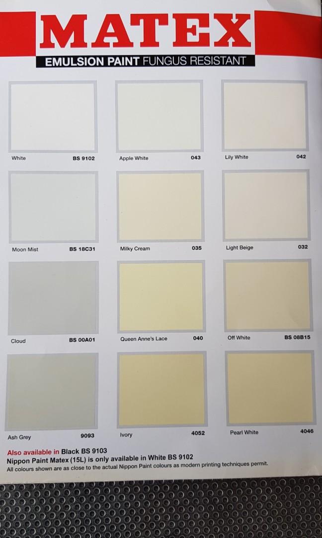 Nippon Matex Emulsion Paint, Everything Else on Carousell