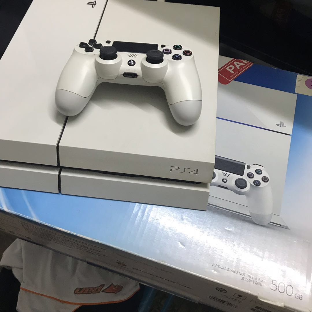 PS4 Glacier White, Video Gaming, Video Game Consoles, PlayStation on ...