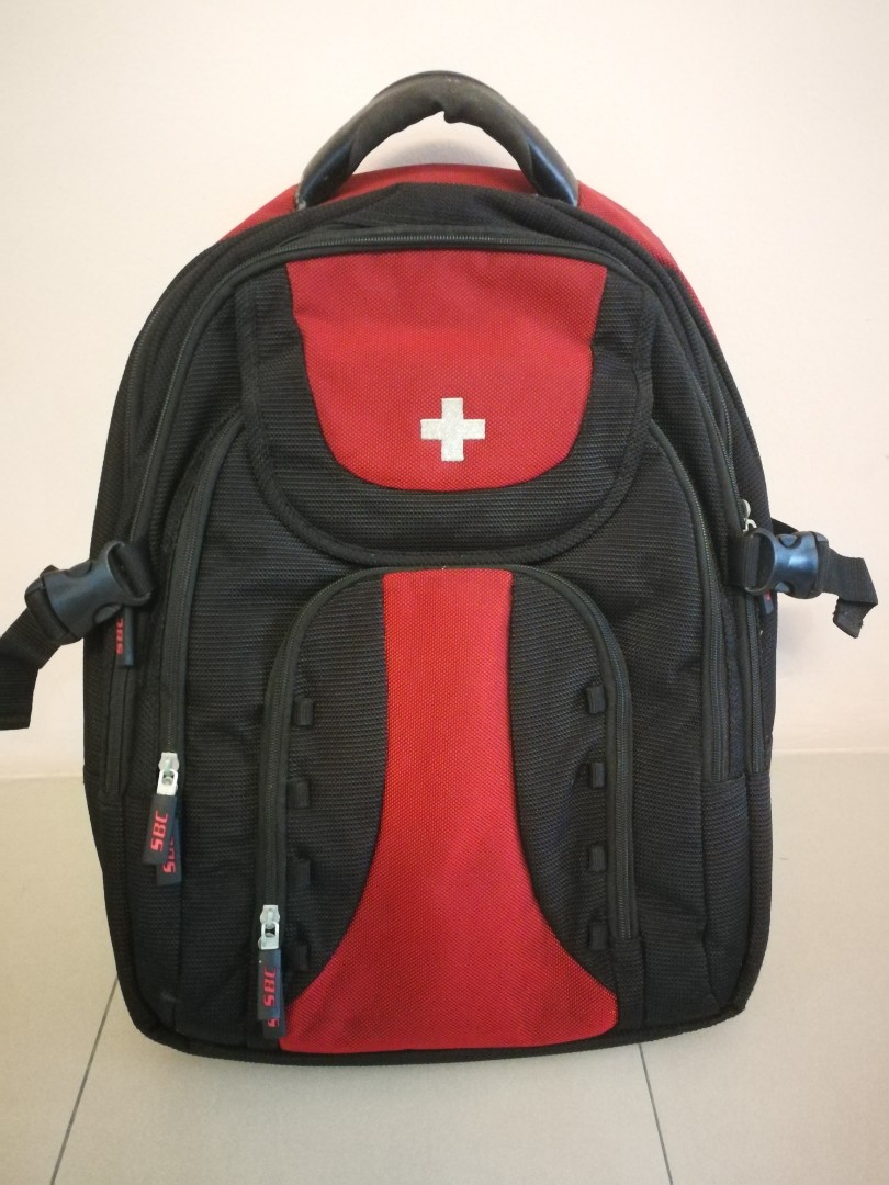 Swiss Travel SBC Backpack, Men's Fashion, Bags, Backpacks on Carousell