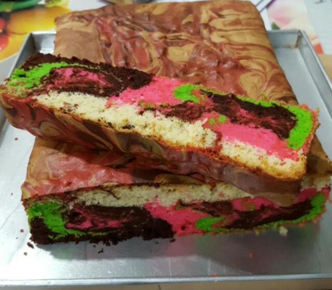 Tapak Kuda Nutella, Kuih Lapis, Marble Cake, Food & Drinks, Homemade ...