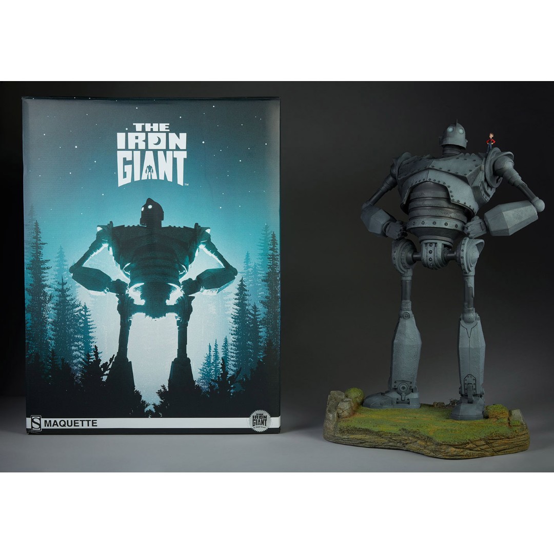 The Iron Giant - Cel Shaded Variant Maquette by Sideshow Collectibles ...