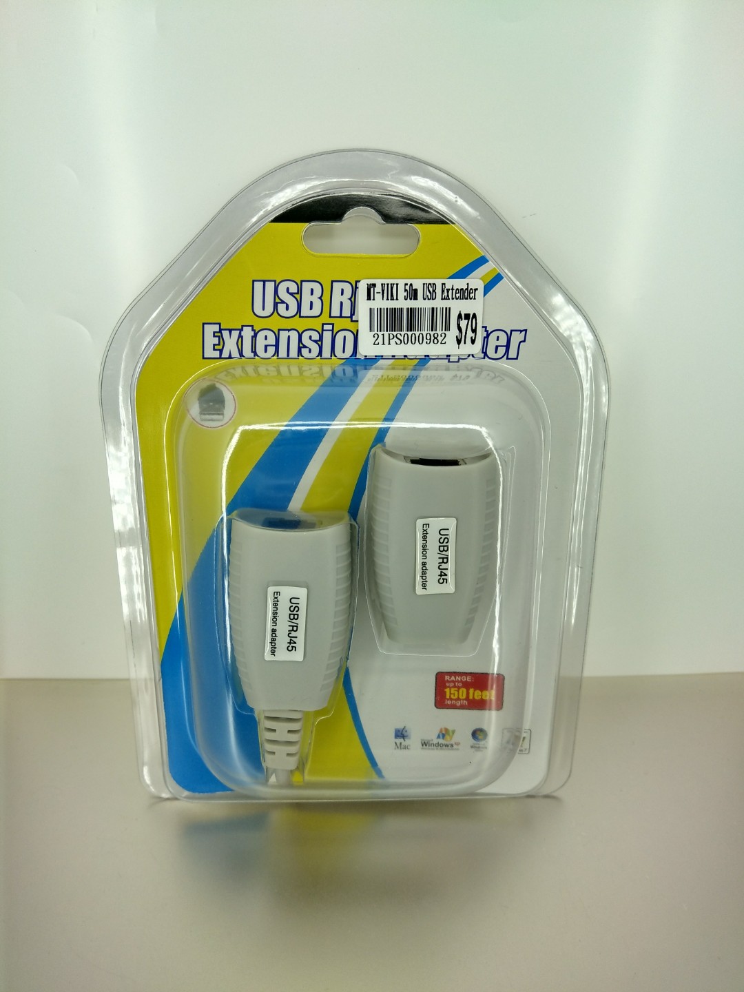 USB RJ45 Extension Adapter 150 feet/45M USB延長器, 電腦＆科技, 電腦周邊及配件, 電腦線、轉接線 ...
