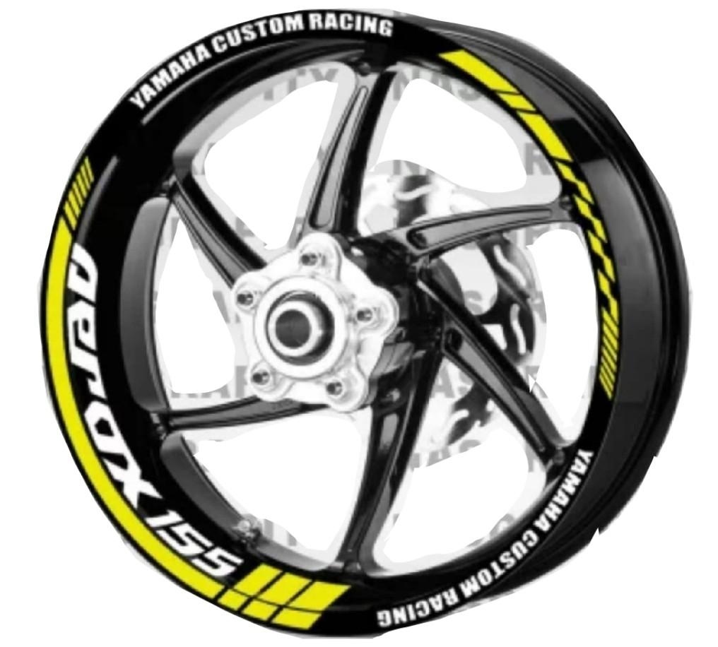 Yamaha Aerox GDR 155 Rim Sticker, Motorcycles, Motorcycle Accessories ...