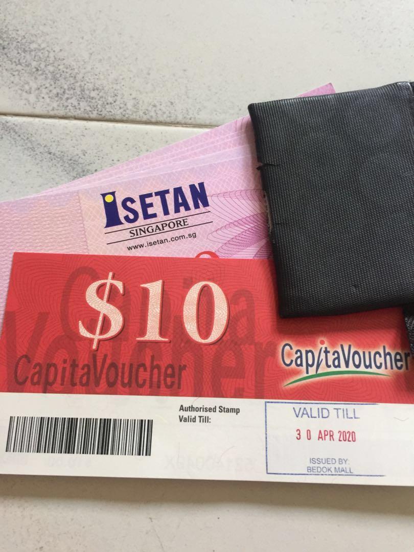 $50 Isetan vouchers and $50 Capita Vouchers + bonus $3 Gong Cha voucher ...