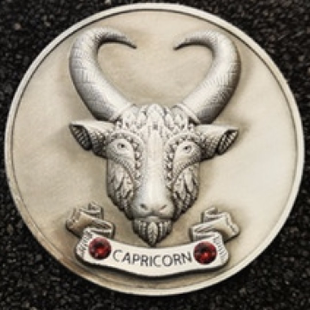 Capricorn - Zodiac Coin, Hobbies & Toys, Memorabilia & Collectibles ...