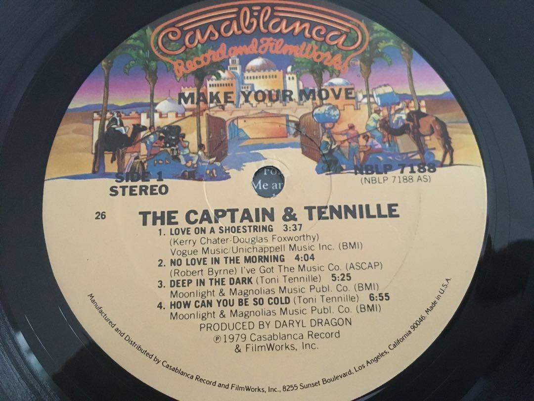 Captain & Tennille - Make Your Move(LP/VINYL), Hobbies & Toys, Music ...