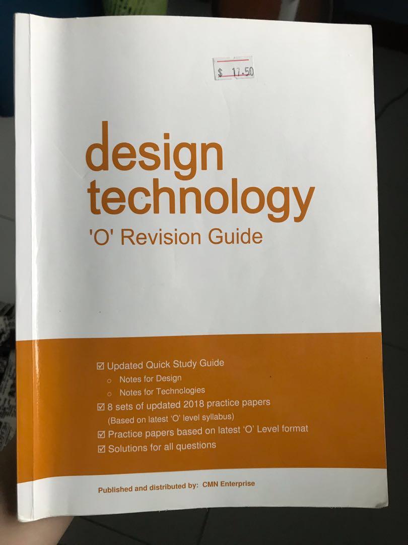 Design and technology DNT D&T O Level Revision Guide, Hobbies & Toys ...