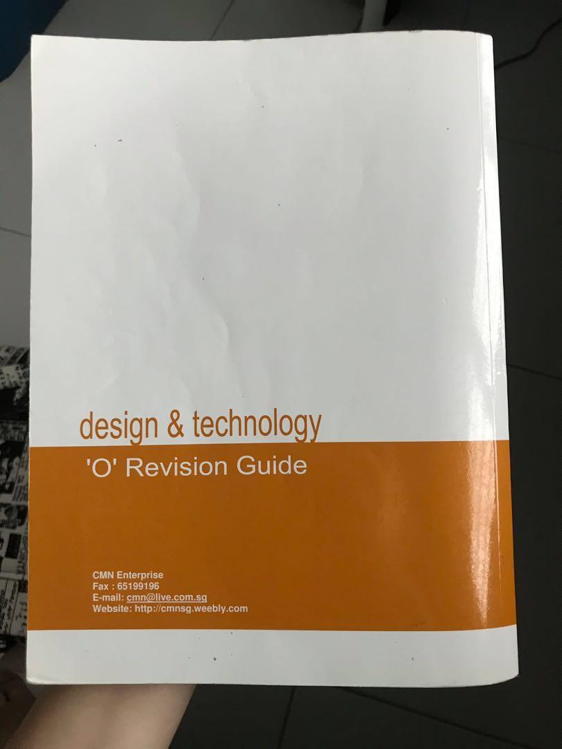 Design and technology DNT D&T O Level Revision Guide, Hobbies & Toys ...