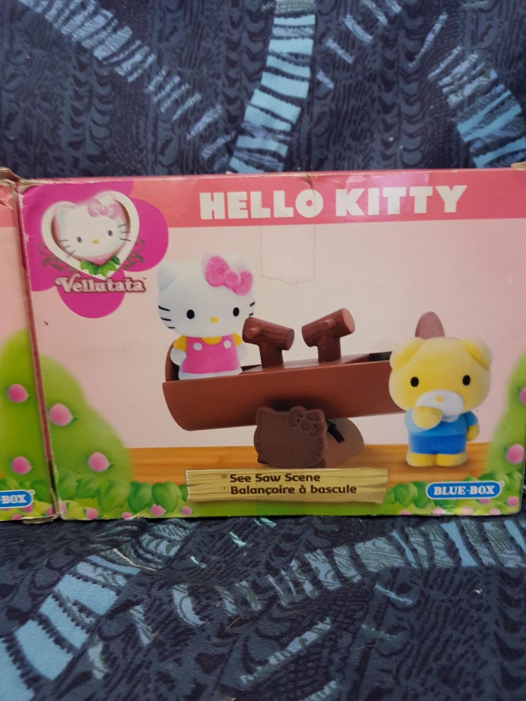 Hello Kitty: Sanrio Silly Slider and See Saw Scene (Authentic), Hobbies ...