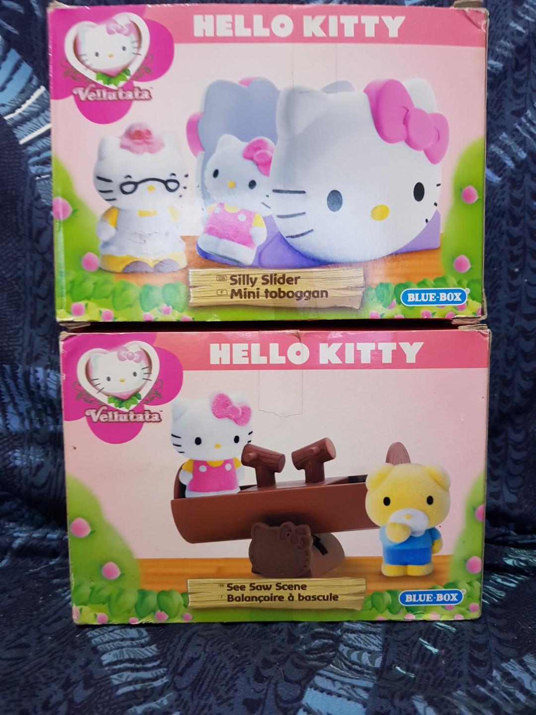 Hello Kitty: Sanrio Silly Slider and See Saw Scene (Authentic), Hobbies ...