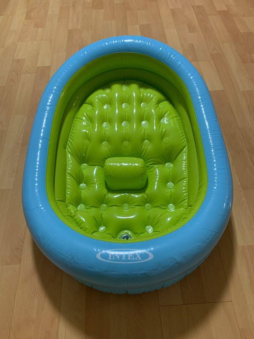 Intex Baby Inflatable Bathtub Swimming Pool, Babies & Kids, Bathing ...