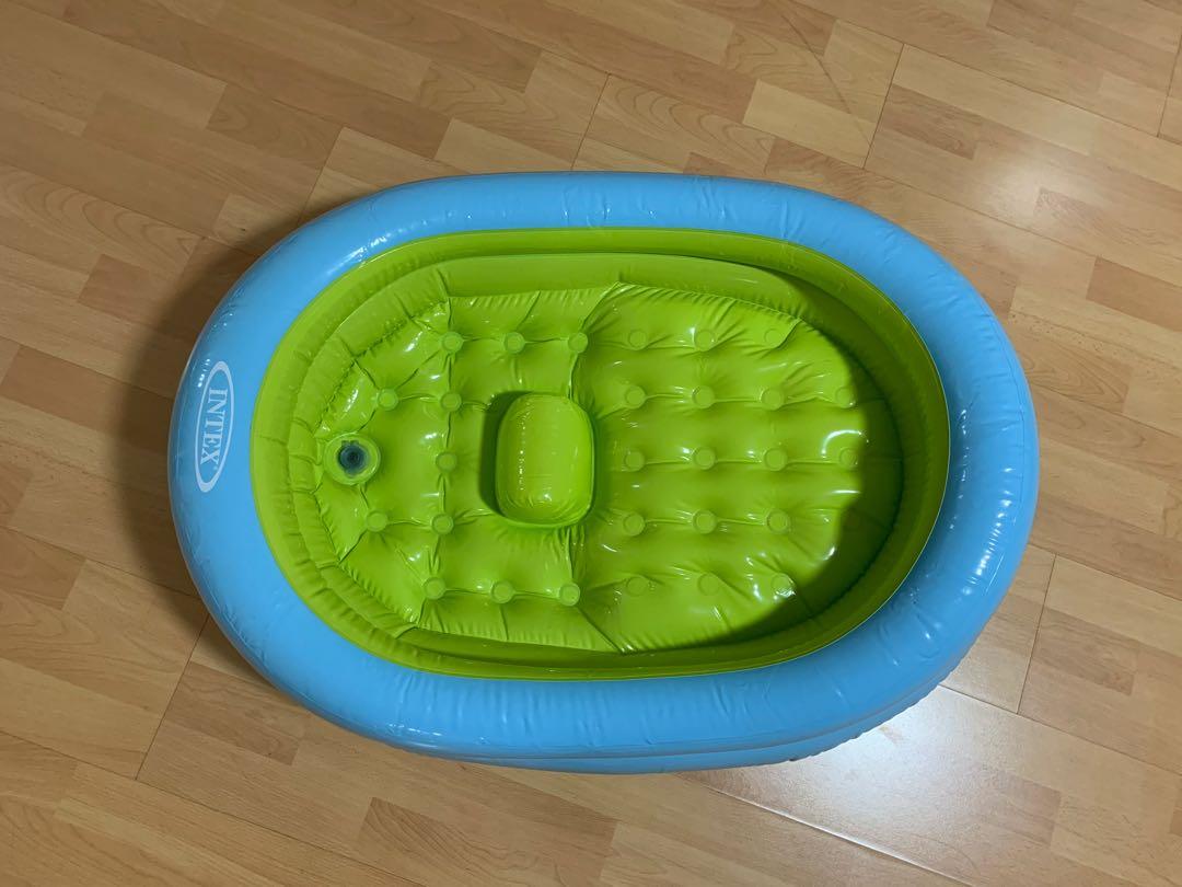 Intex Baby Inflatable Bathtub Swimming Pool, Babies & Kids, Bathing ...