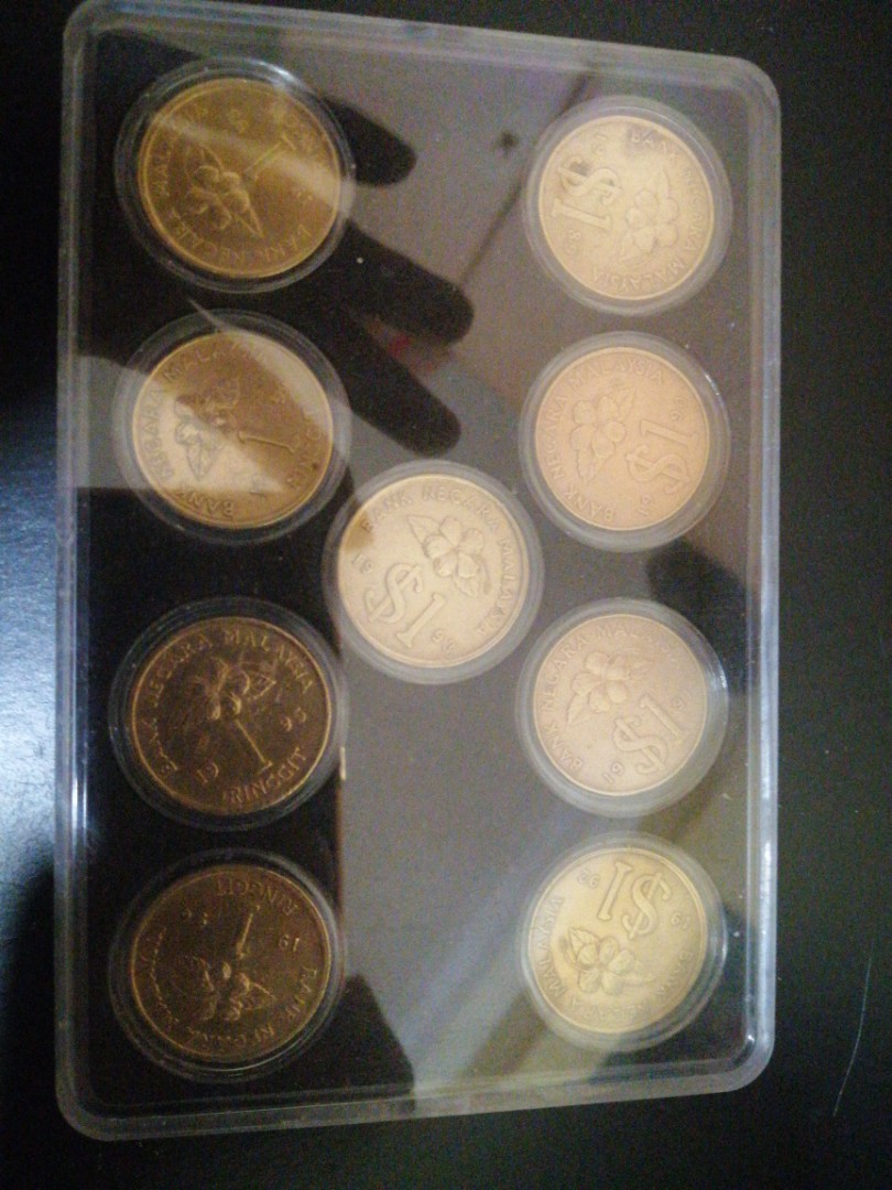 Malaysia RM1 Coin Sylling Complete Sets with Boxes, Hobbies & Toys ...
