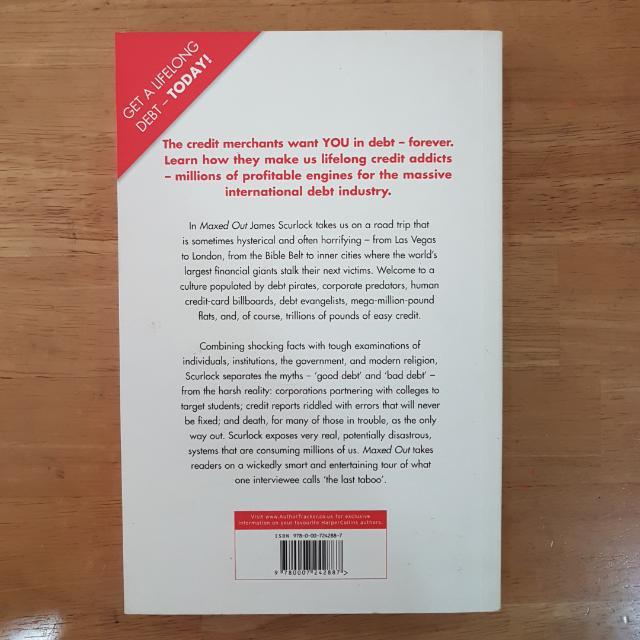 Maxed Out: Hard Times in the Age of Easy Credit - James D. Scurlock ...