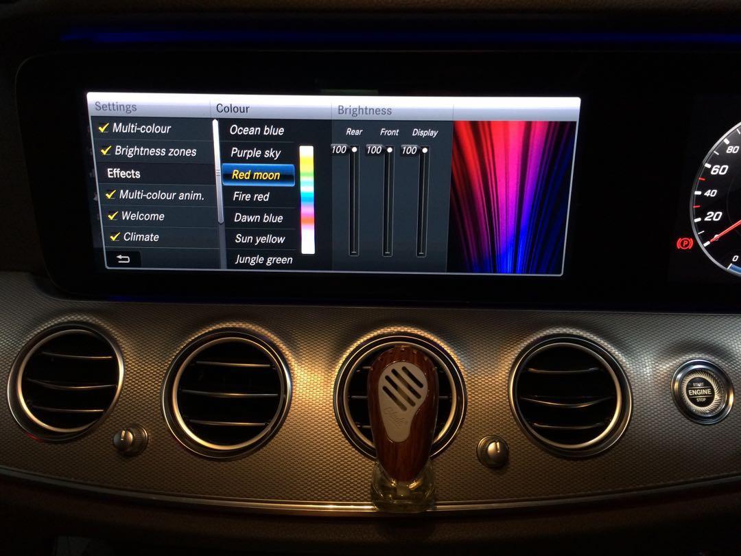 Mercedes MultiColor Ambient Light for E Class W213, Everything Else on ...