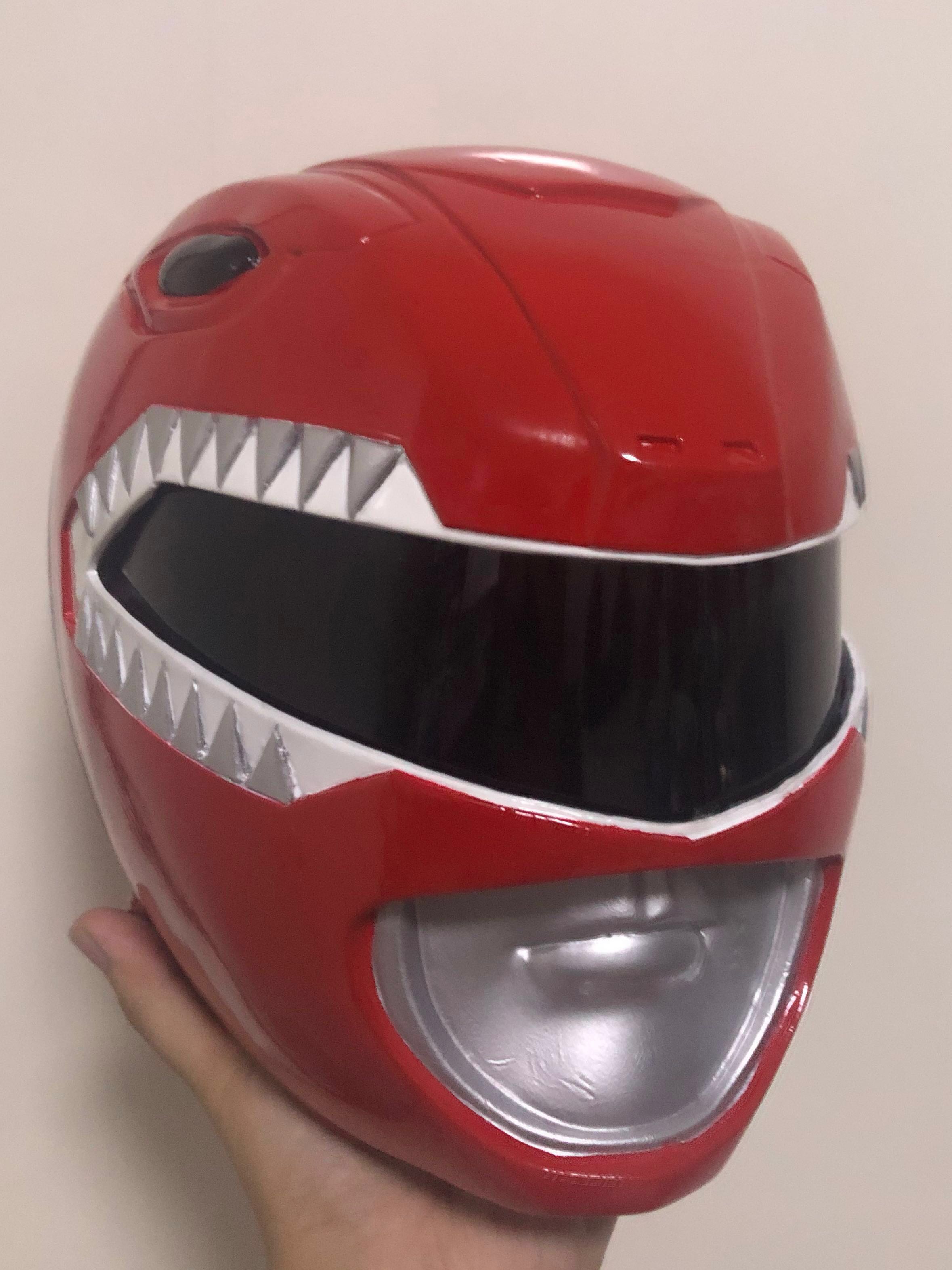 Mighty Morphin Power Rangers - Red Ranger Helmet, Hobbies & Toys, Toys ...