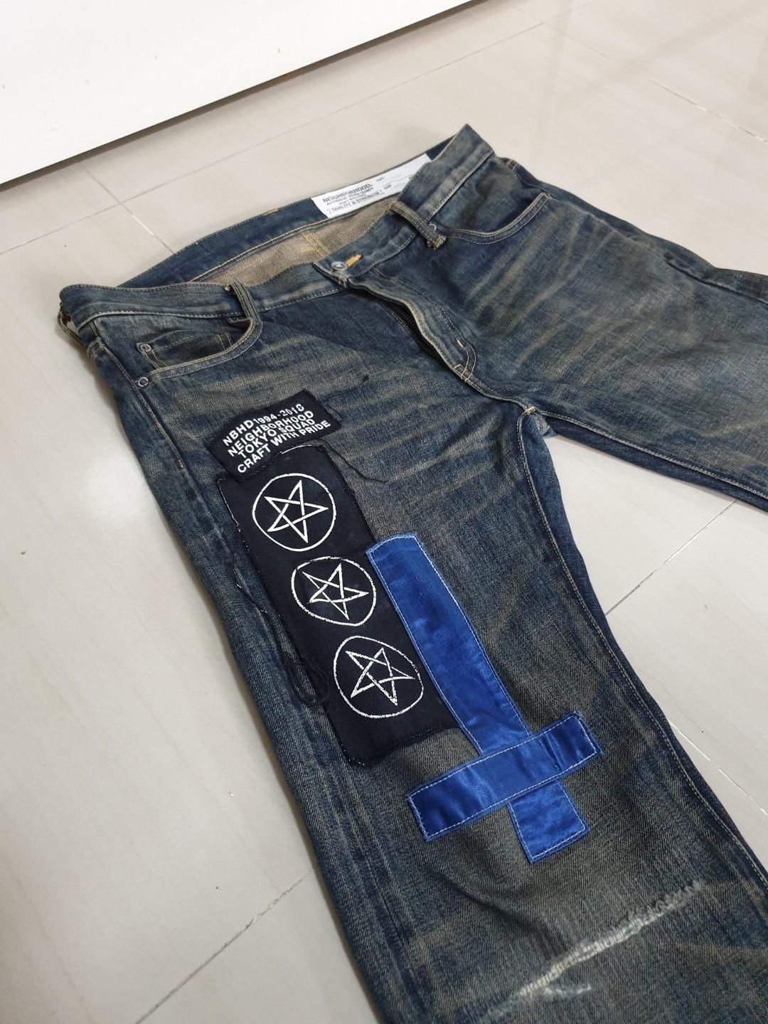 Neighborhood jeans denim, Men's Fashion, Bottoms, Jeans on Carousell