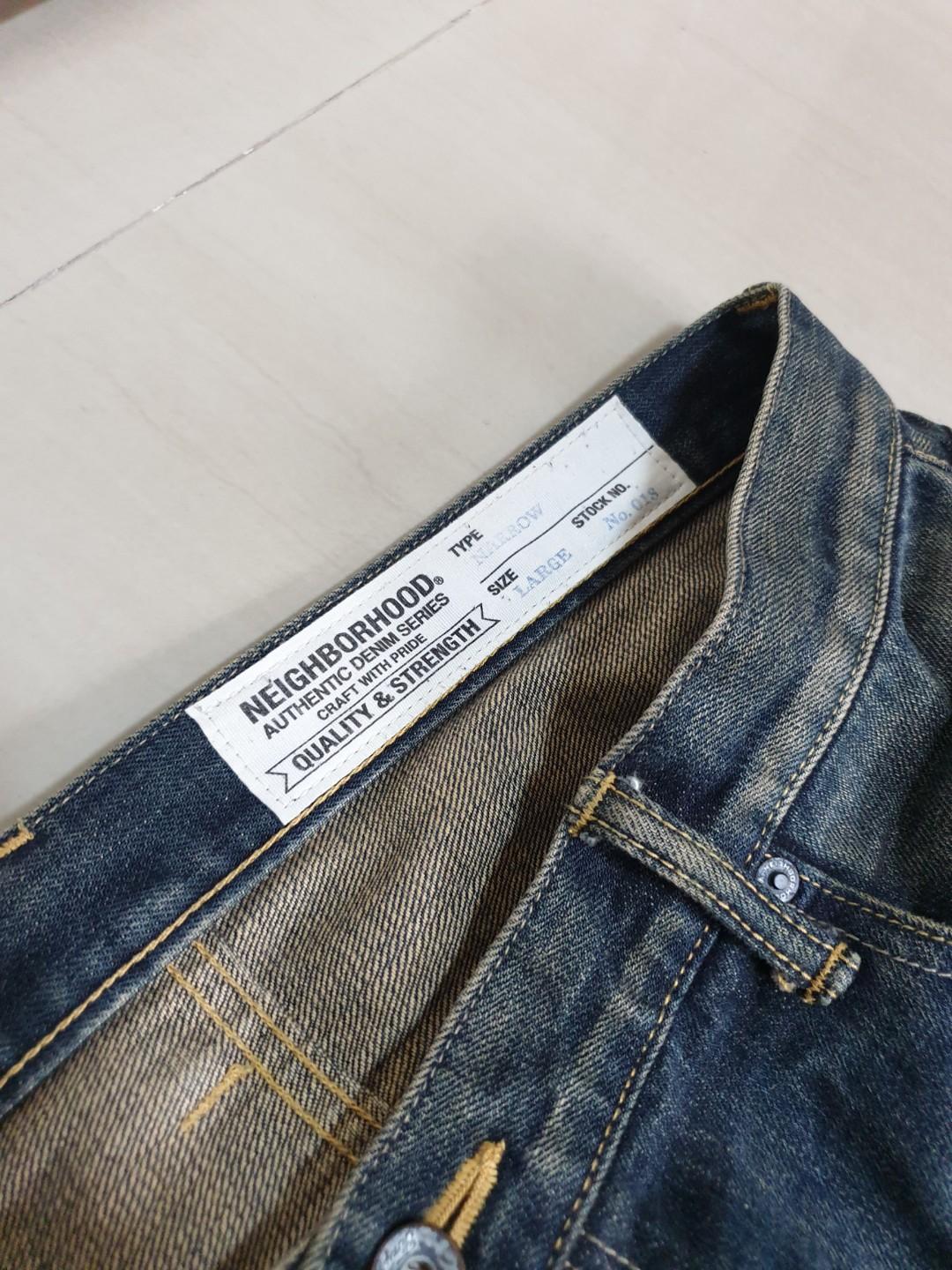 Neighborhood jeans denim, Men's Fashion, Bottoms, Jeans on Carousell
