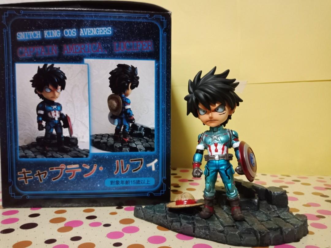 One piece Luffy Captain America., Hobbies & Toys, Toys & Games on Carousell