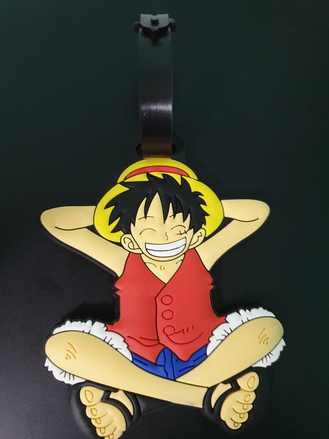 One Piece Luffy lugguage tag, Hobbies & Toys, Memorabilia ...