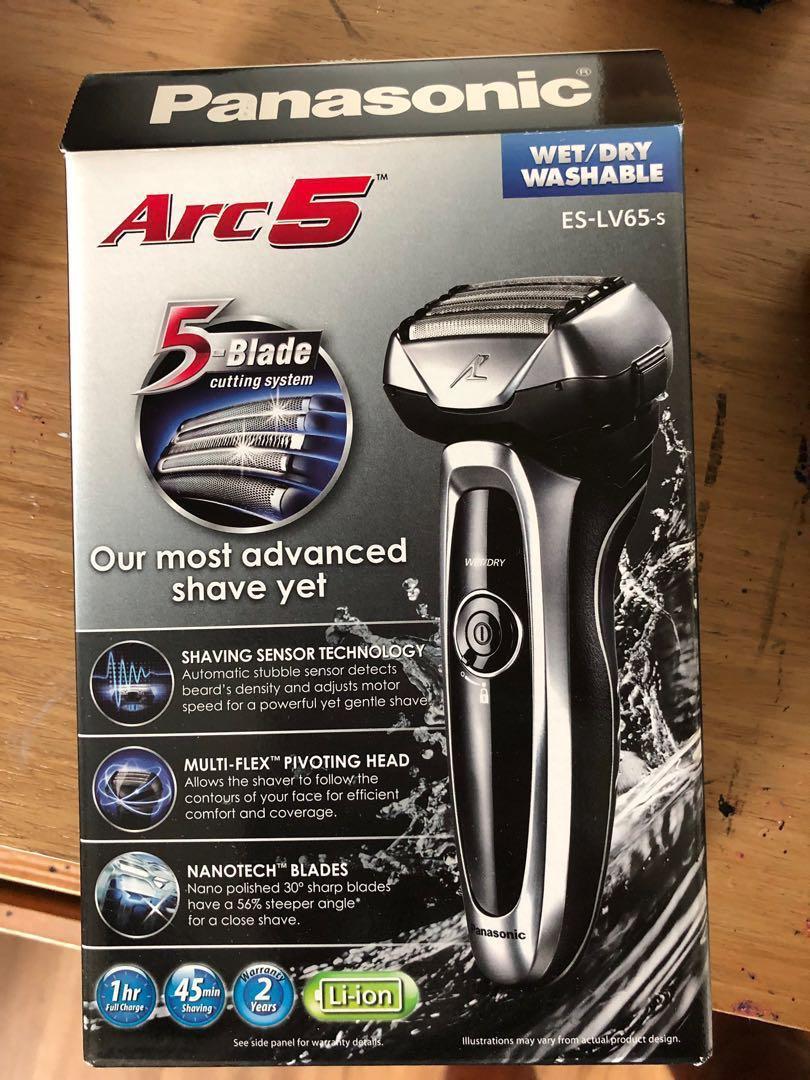 Panasonic Arc5 wet/dry electric shaver, Beauty & Personal Care, Men's ...