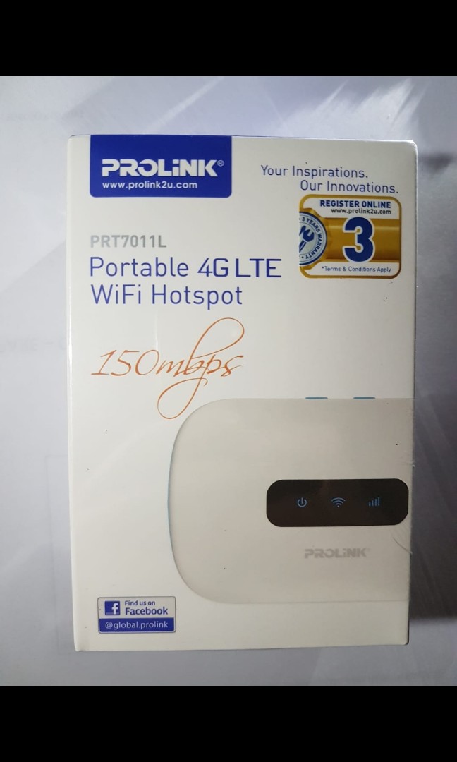 Prolink Portable 4G LTE WiFi hotspot, Computers & Tech, Parts ...
